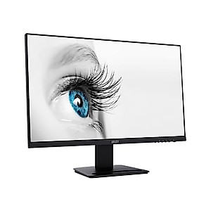 MSI Pro MP273A, 27" Monitor, 1920 x 1080 (FHD), IPS, 100Hz, TUV Certified Eyesight Protection, 4ms, Displayport, HDMI, Tilt, Black
