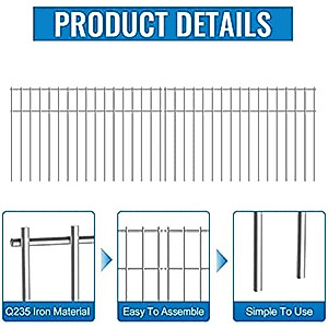 Animal Barrier Dog Fence,Spike spacing no dig Underground Decorative Garden Fencing, Ground Stakes for Cats Rabbits Critters, Under Fences for Patio Yard Outdoor,15 Pack
