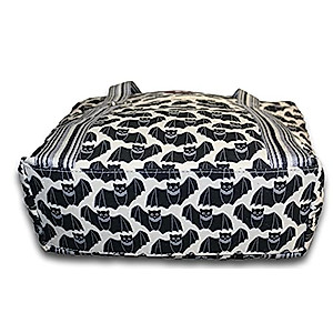 Bungalow 360 Vegan Striped Tote Bag (Bat)