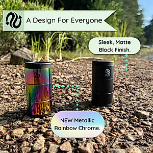 Eco Four Twenty Personal Air Filter - Aluminum with HEPA and Carbon Filters for Clean Air Filtration. Works Naturally and Eco-Friendly