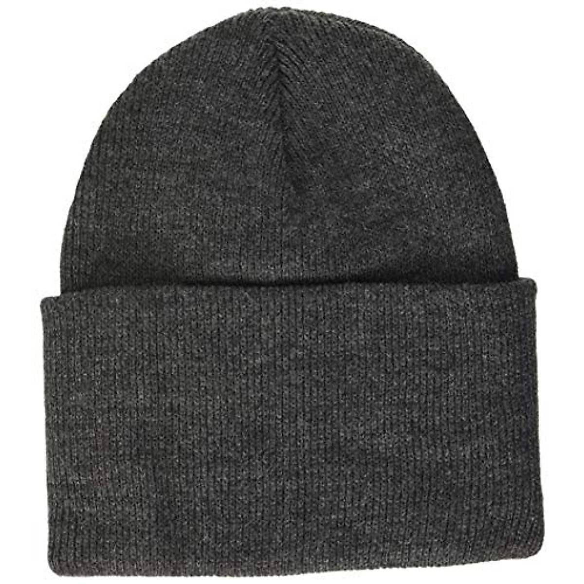 Carhartt Men's Knit Cuffed Beanie, Coal Heather, One Size