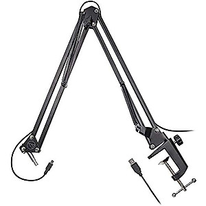 Audio Technica AT2020PK Studio Microphone with ATH-M20x, Boom - XLR Cable Streaming/Podcasting Pack and Spider Microphone Shockmount, Pop Filter