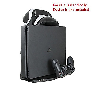 Bracket Fits Sony PlayStation VR Stand VR & PS4 PRO/Slim 5 in 1 Charging Station Muti-Functional Base Stand by Hermitshell