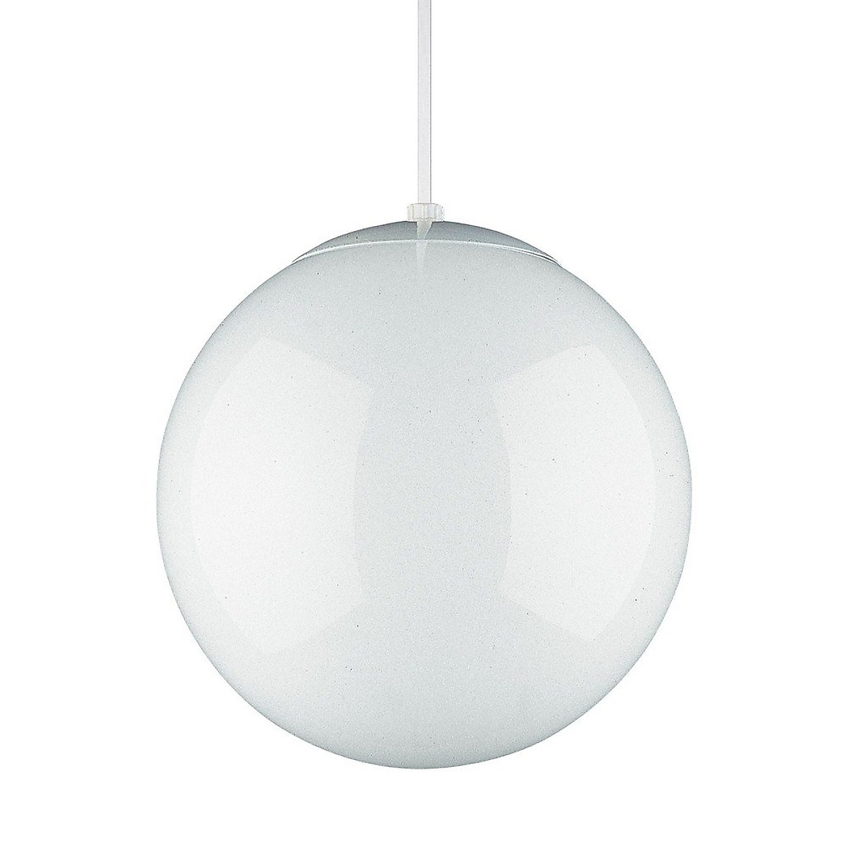 Sea Gull Lighting 6020-15 Leo Globe Pendant Hanging Modern Fixture, One - Light, White