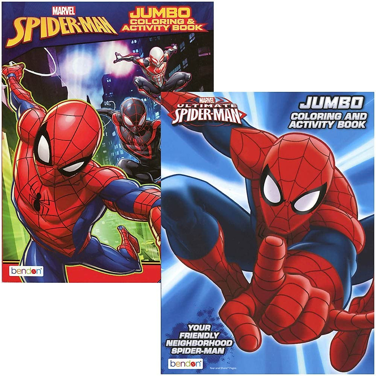 Spider-man Coloring & Activity Book Set 2 Books