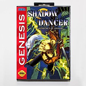 Shadow Dancer The Secret of Shinobi Game Cartridge 16 bit MD Game Card With Retail Box For Sega Mega Drive For Genesis