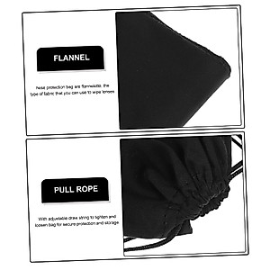 SEWACC Sunglasses Bag Ski Goggle Bag 10pcs Protection Bags for Snow Goggles Carrying Pouch for Goggle Replacement Lens Storage Case with Draw String Sunglass Case