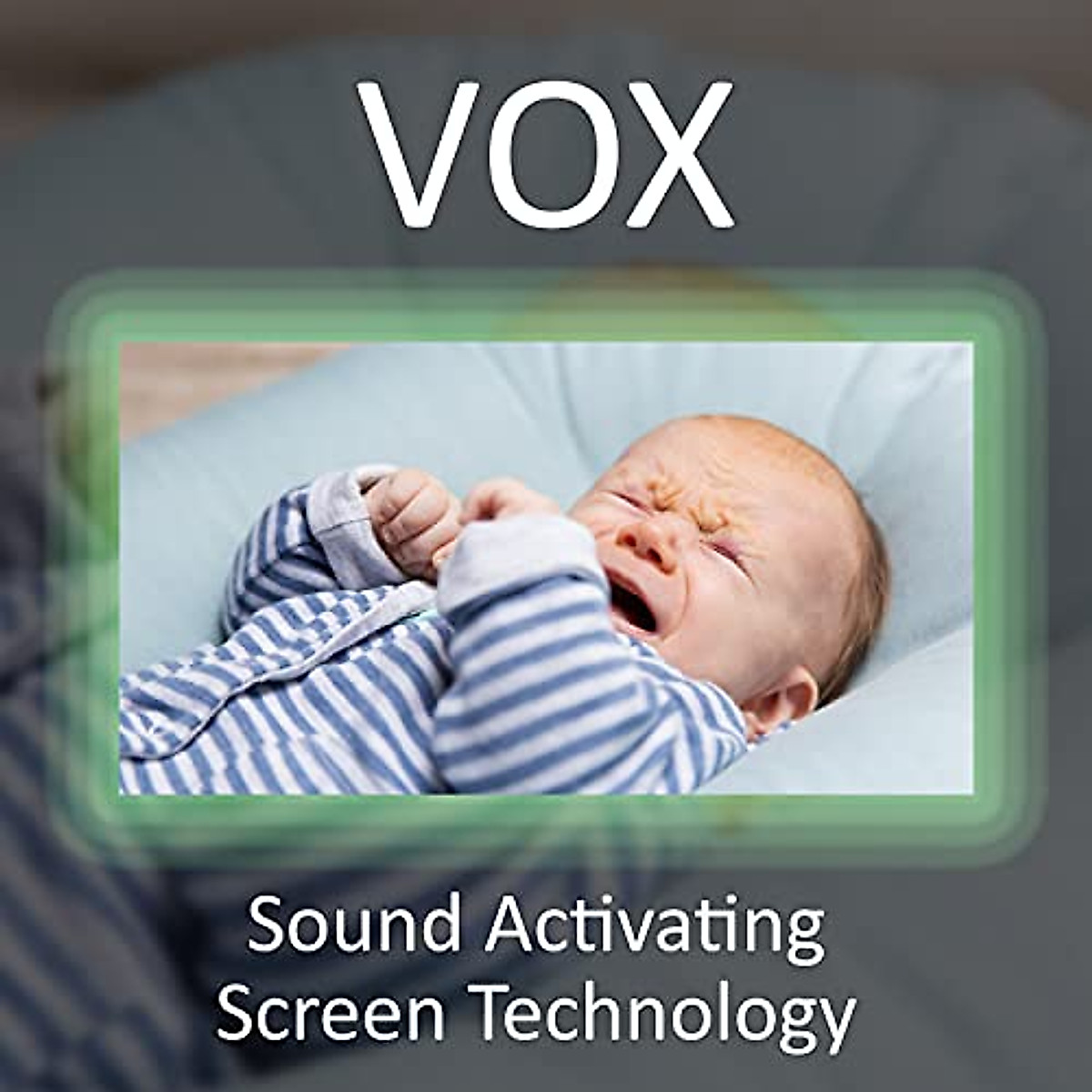 AXVUE Video Baby Monitor, Comfortable Slim Design Handheld Enclosure, 4.3" Screen Monitor & 2 Camera, Range up to 1000ft, 12 Hour Battery Life, 2-Way Talk, Night Vision, Temperature Monitor, No WiFi.