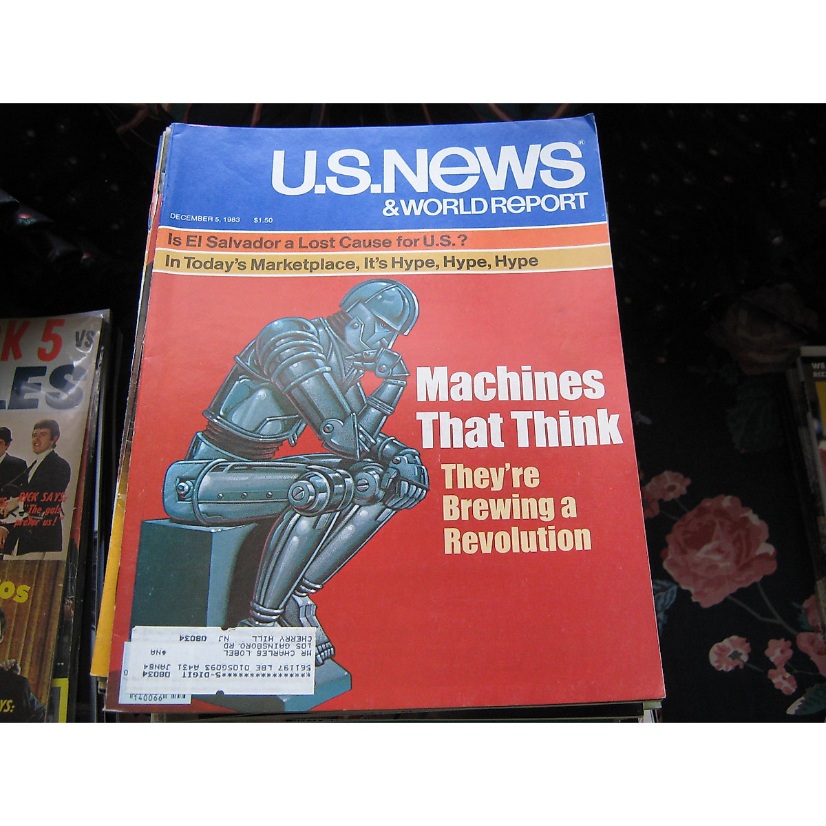 U.S. News & World report (MACHINES THAT THINK...Ther're Brewing A Revolution , Consumer Marketplasce Hype , Hype , Hype ,)