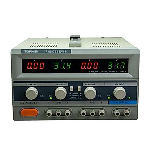 Kaito HY3003D-3,30V/3A Triple Output Linear DC Power Supply,Lab Grade 2 Main Output and one 5V Output