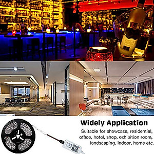 HaoDeng Bluetooth RGBW/RGB Controller for LED Light Strips, Android and iOS Free App Bluetooth LED Strip Light Controller