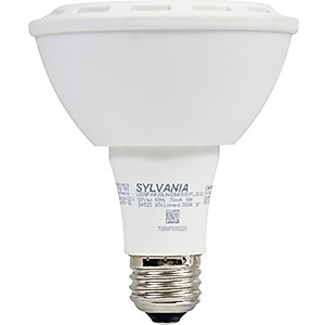 LEDVANCE Sylvania 79219 Dimmable 8W LED PAR30 Narrow Flood Bulb, White