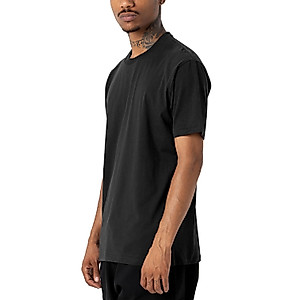 Pro Club Men's Premium Lightweight Short Sleeve T-Shirt, Black, X-Large