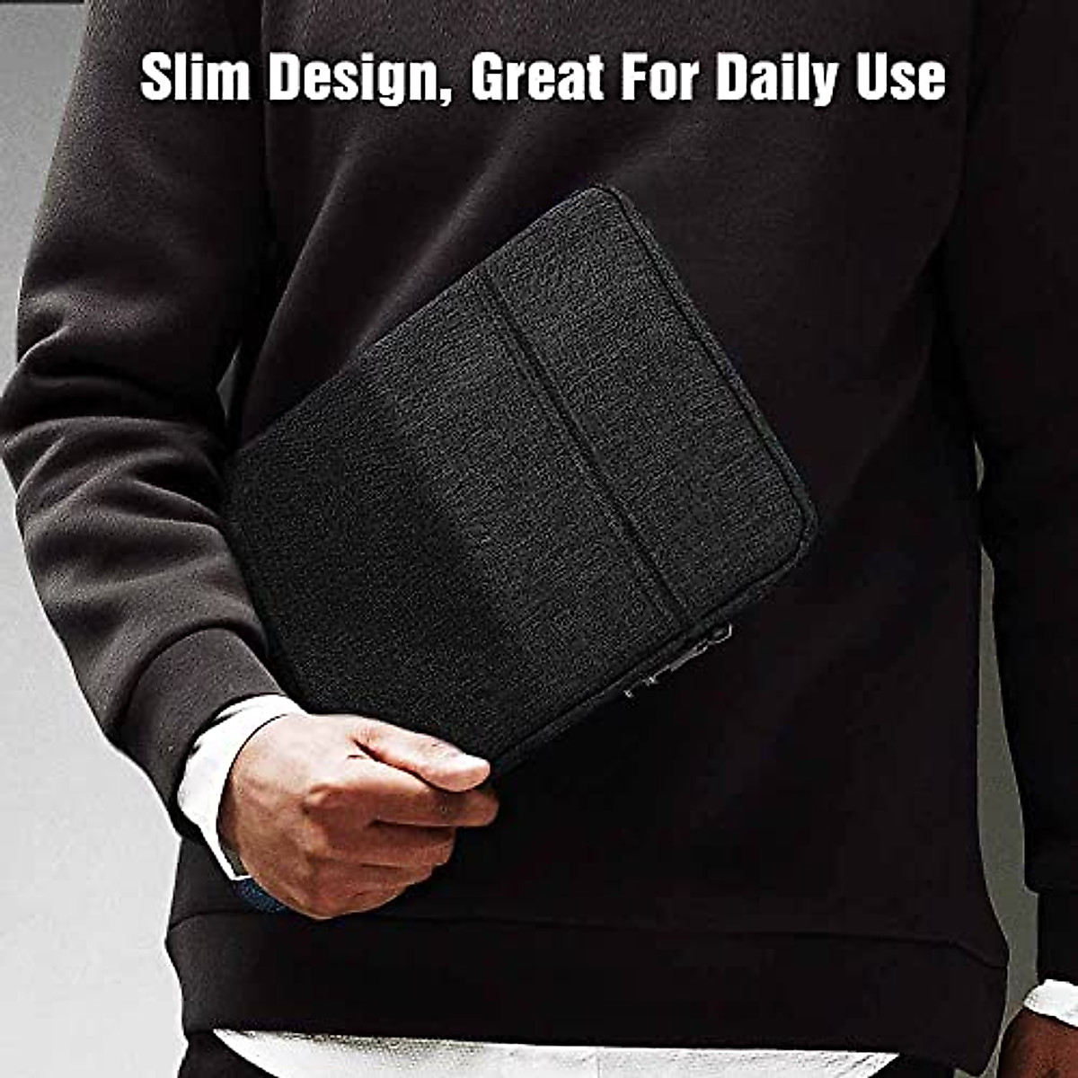 TiMOVO 9-11" Tablet Sleeve Bag for iPad 10th Gen. 10.9",iPad 9th/8th/7th Gen. 10.2",iPad Air 11/Air 5th/4th Gen. 10.9",Galaxy Tab A9+/A9 Plus 11",Protective Bag Fit Smart Keyboard, Black