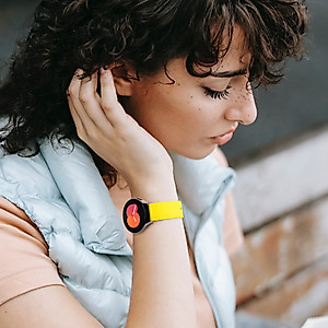 Sport Band for Samsung Galaxy Watch 7/6/5/4/FE Band 40mm 44mm/Galaxy Watch 6 Classic 47mm 43mm/4 Classic 46mm 42mm/Active 2/Watch 5 pro 45mm/3 41mm Women/Men,20mm Silicone Strap Correa Wristbands 4PCS