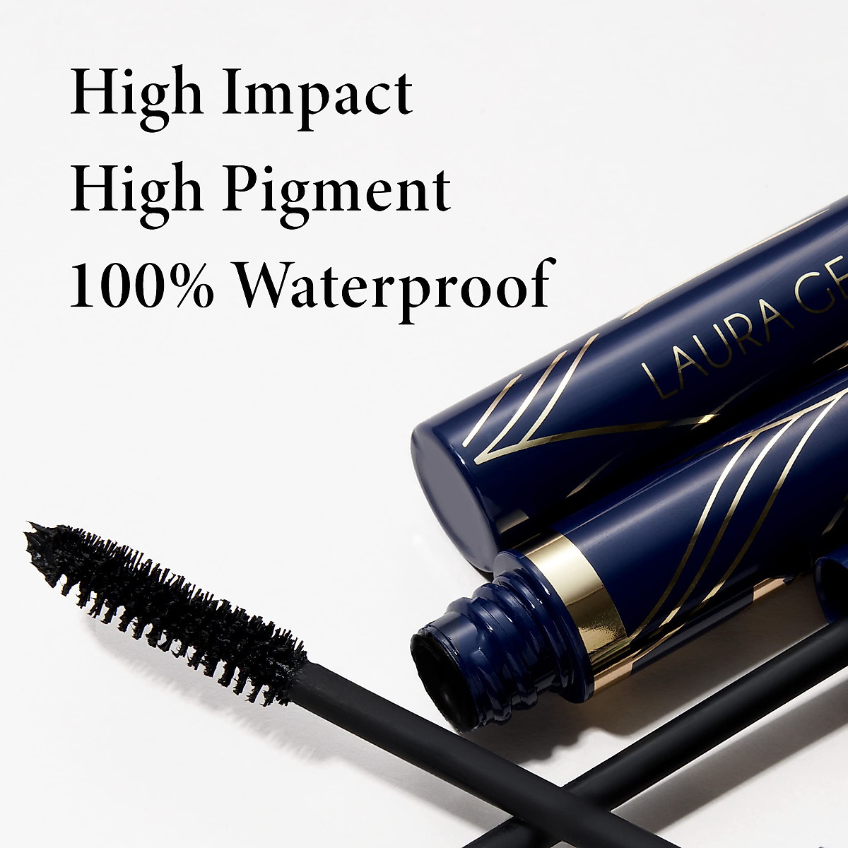 LAURA GELLER NEW YORK Always There Waterproof Lengthening Mascara in Black | Long-Lasting Mascara for Volume and Length
