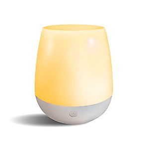 Baby Night Light for Kids - USB Rechargeable Small Touch Night Light - Nursery Night Light for Breastfeeding, Sleeping and Relaxing (Egg Warm)