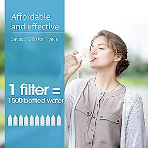 AQUACREST WFFMC303X Faucet Water Filter, Replacement for DuPont® FMC303X, WFFMC300X Faucet Mount Water Filtration Cartridge, 200-Gallon (Pack of 3)