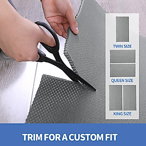 MABOZOO Mattress Underlay, 3D Air Meshfiber Under Mattress Pad for RV, Boat, Camper, Breathable Rv Under Mattress Ventilationand, Bed’s Creating Air Flow for a Dry and Comfortable Experience (Queen)