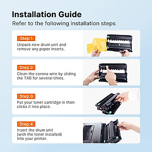 E-Z Ink (TM Compatible DR730 Drum Unit (Not Toner) Replacement for Brother DR 730 Compatible with HL-L2350DW HL-L2395DW HL-L2370DW HL-L2370DWXL MFC-L2750DW MFC-L2710DW DCP-L2550DW Printer (2 Drum)
