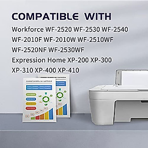 ZIPRINT Remanufactured Ink Cartridge Replacement for Epson 200XL T200XL use for Workforce XP-410 WF-2540 WF-2530 XP-310 XP-400 XP-200 WF-2520 XP-300 Printer (2 Black, 1 Cyan, 1Magenta, 1 Yellow)