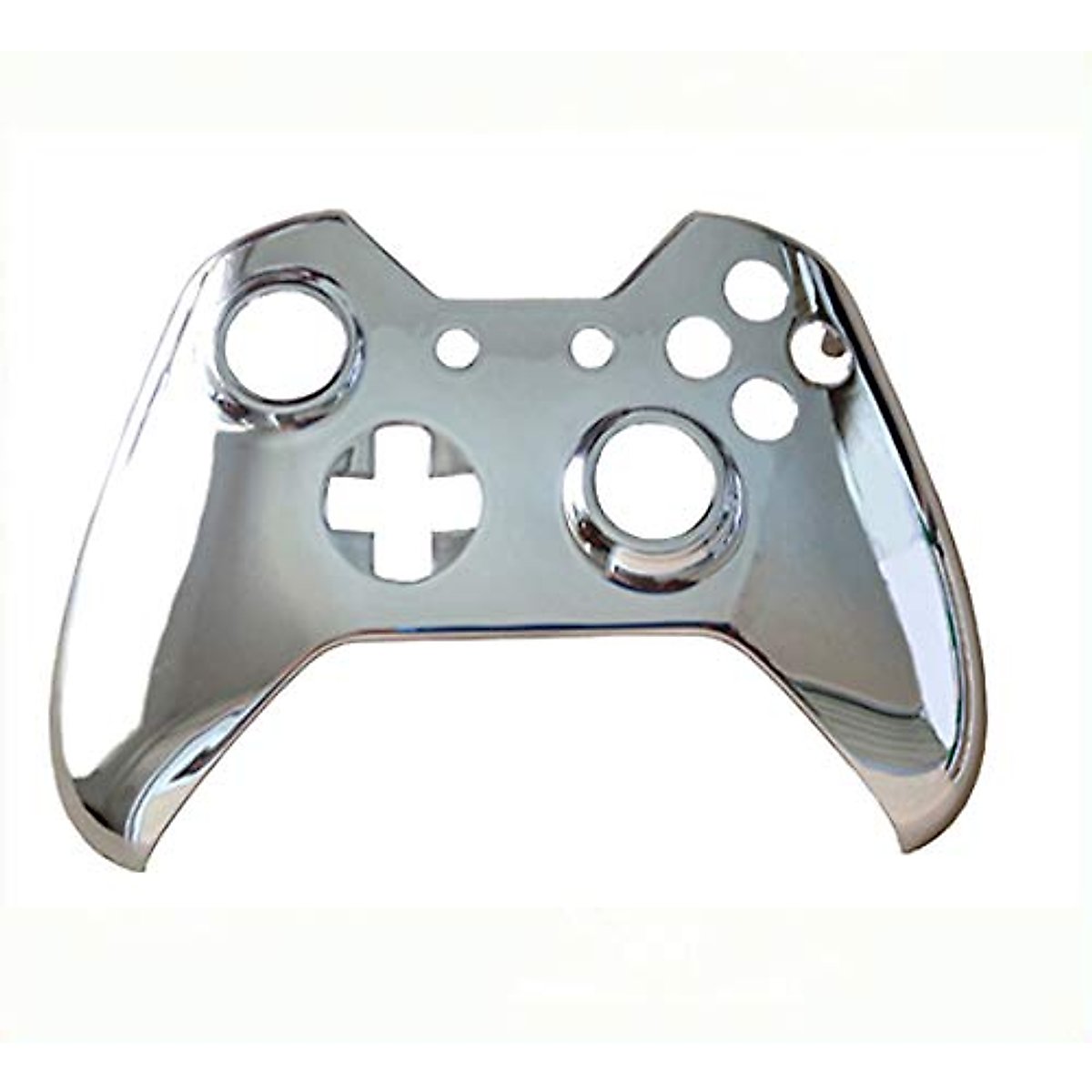EGME Front Shell Faceplate Top Case Cover Replacement for Xbox One Controller Color -chrome Silver.