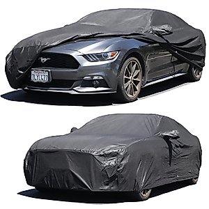 Custom FIT Car Cover for Ford Mustang 2015 2016 2018 2019 2020 2021 2022 2023 Car Cover for XTREMECOVERPRO PRO Series Black -A.P