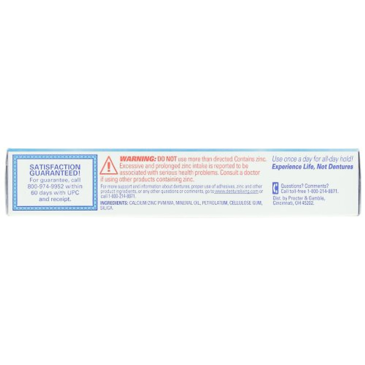 Fixodent Complete Free Denture Adhesive Cream 2.4 Oz