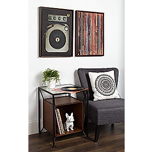 Kate and Laurel Garrod Record Storage End Table