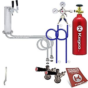 Kegco BF 2STCK-5T Conversion Kit, 2 Faucet with Tank, Standard
