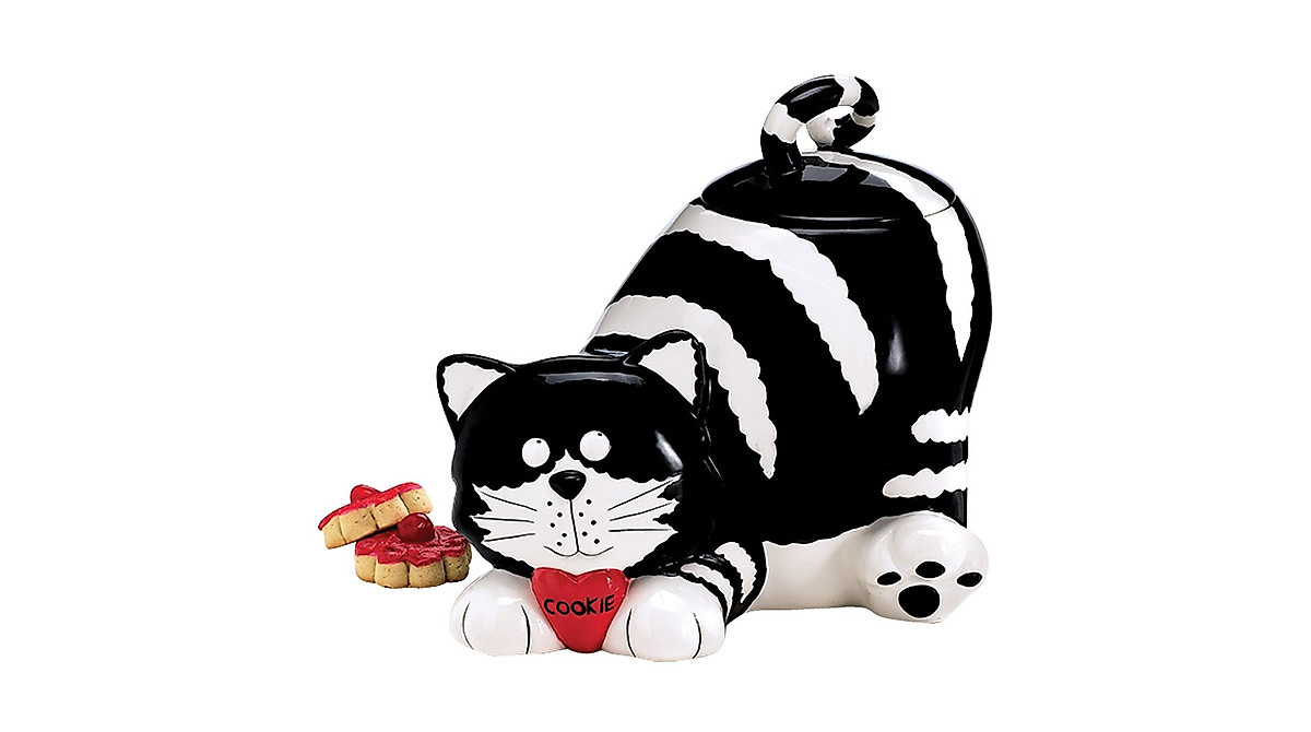 Chester The Cat Ceramic Cookie Jar - Whimsical Kitchen Storage