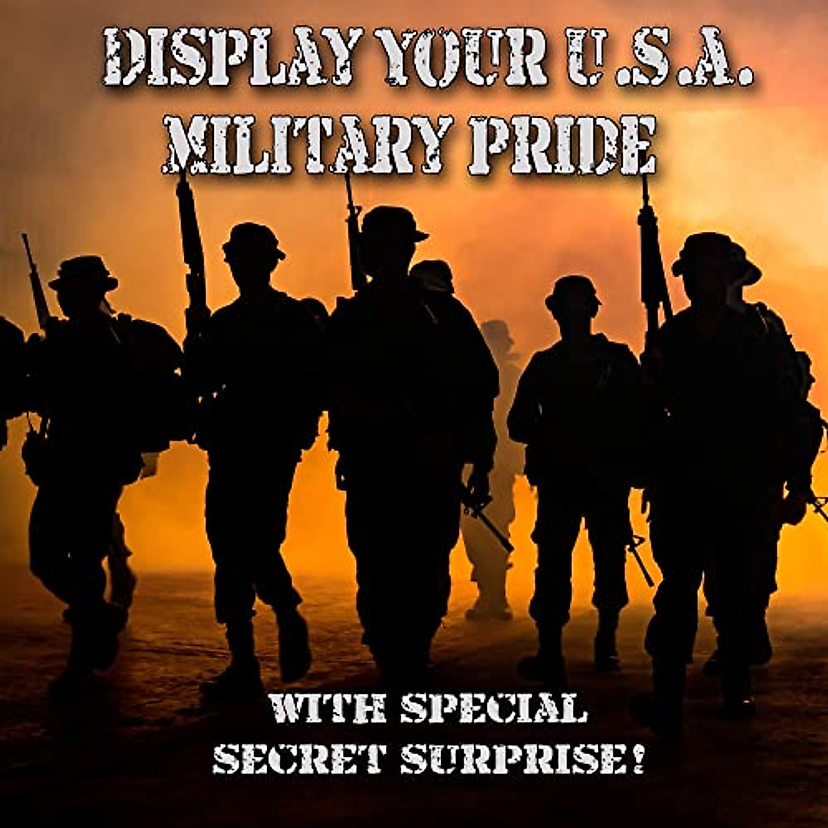 Military 5 Pack Patriotic Tribute to All 5 Branches - Wall Art - 8" X 10" - Unframed - Makes People Stop in Respect (Military 5 Pack 8" X 10")