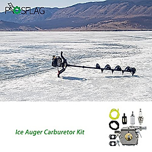 POSFLAG Carburetor Kit Replaces Tecumseh 640347 640347A for Tecumseh TC200 TC300 TM049XA 2 Cycle Vertical Engine