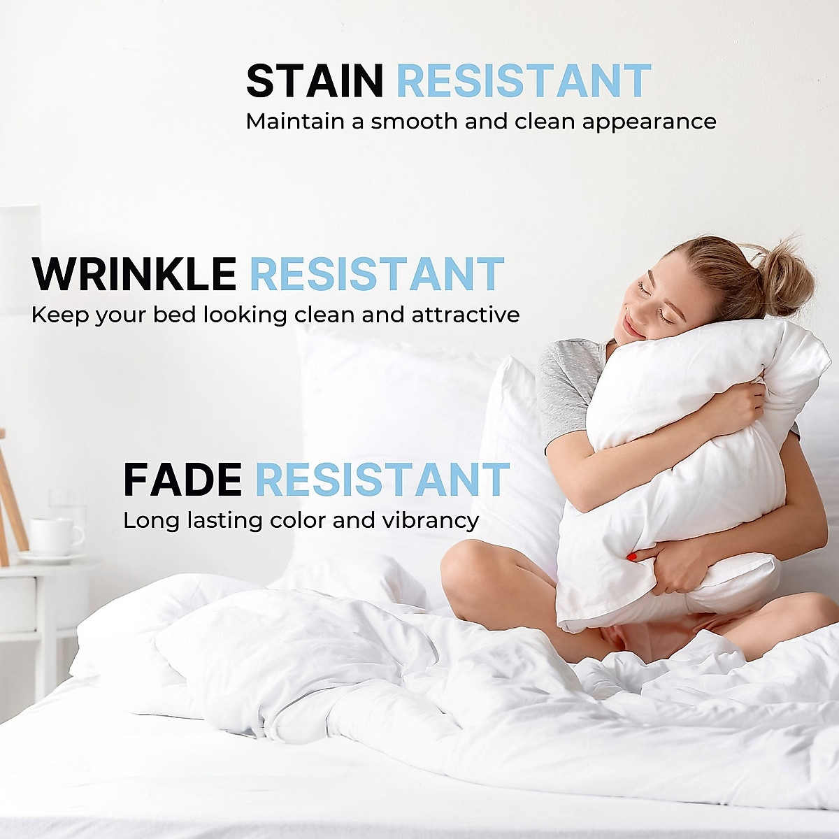 King Pillow Cases Set of 2 - Ultra Soft Hotel Quality Pillowcase Covers - Luxury Comfy Cozy Bedding for Women, Men, Kids & Teens - Machine Washable Pillow Protectors - 2 Pieces Set - King Size Cream