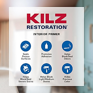 KILZ Restoration Primer, Interior, 5 Gallon