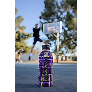 BODYARMOR Sports Drink Sports Beverage, Mamba Forever, Natural Flavors With Vitamins, Potassium-Packed Electrolytes, Perfect For Athletes, 16 Fl Oz (Pack of 12)
