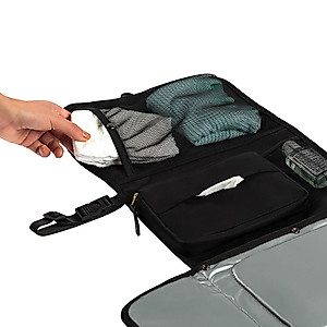 Best Portable Changing Pad for Smart Parents, Newly Design Wipe Pouch, Extra Storage, Fits Easily Into Diaper Bag, Large Detachable Padded Mat with Non-Skid Backing, Liquid Resistant Machine Washable