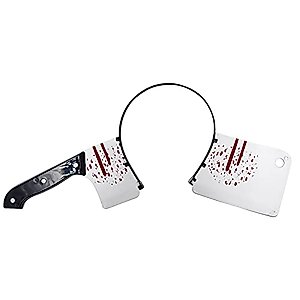 LaZimnInc Halloween Headband Decorations Halloween Cleaver Headdress Festival Headpiece Cosplay