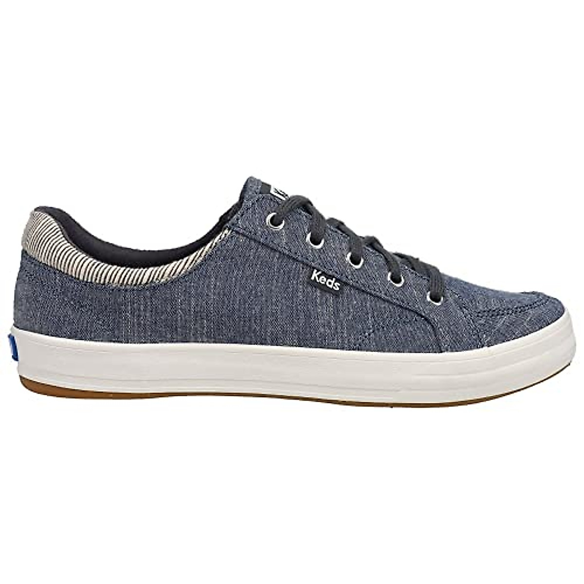 Keds Center 2 Lace Up, Sneaker womens, Chambray Navy, 7.5