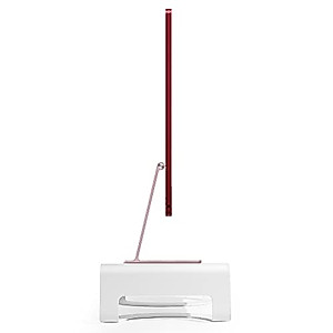 Twelve South Curve Riser Monitor Stand | Ergonomic Desktop Stand with Storage Shelf for iMac and Displays, Matte White