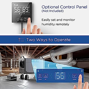 120 Pints Commercial Dehumidifiers for Basement,Crawl Space Dehumidifier with Drain Hose, Industrial Dehumidifier for Large space,Optional Remote Control,Whole House,Auto Defrose