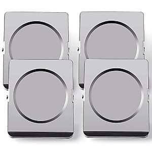 4 Pack Magnetic Clips Heavy Duty, 2.2 Inch Extra Large Clip Magnets, Fridge Magnet Clips, Strong Magnet Clips for Whiteboard, Office Magnets.