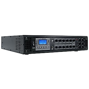 Rockville RCS650-6 650w 6 Zone 70v Commercial/Restaurant Amplifier Bundle with (20) Rockville Wet-D4 White Dual 4" Speakers