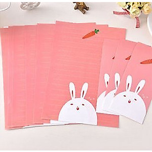 SCStyle 30 Cute Lovely Kawaii Cartoon Animal Design Version 2 Writing Stationery Paper with 15 Envelope