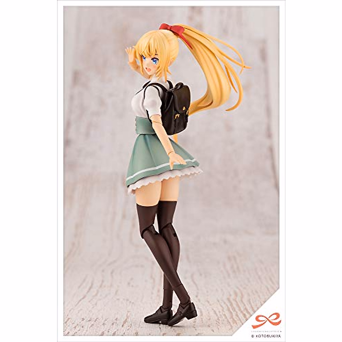 Kotobukiya Sousai Shojo Teien: Ritsuka Saeki (St. Iris Gakuen Girls' High School Summer Clothes Version) Plastic Model Kit, Multicolor (JK003)