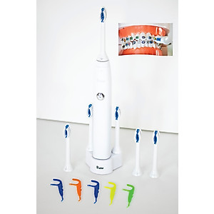 LBailar Braces Toothbrush Rechargeable with 4 Heads Bonus 2