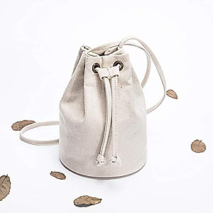 Bucket Bag Purse Women Drawstring Purses Women Bucket Purses Hand Bag Anti Theft Crossbody Purse Zipper HoBo Designer Shoulder Bag (Black, 6.29”(L) 6.29”(W) 8.46”(H))