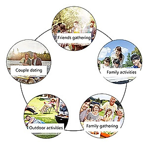 CYXI Camp Cooking Utensil Set,Grill Accessories, BBQ Tools Set,Stainless Steel Grilling Kit,for Travel, Picnics, RVs, Camping, BBQs, Parties (Size : 9pcs)