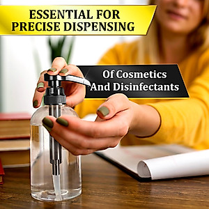 Black Pump Coffee Syrup Pumps - 4 Pcs Coffee Creamer Pump Dispenser Milk Pump for Gallon Black Cherry Juice Bottle Pumps Soda Can Pump - Ketchup Can Pump Half Gallon Pump Squirt Bottle Pump Reluen