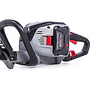 POWERWORKS 60V 24-Inch Brushed Hedge Trimmer, 2Ah Battery and Charger Included